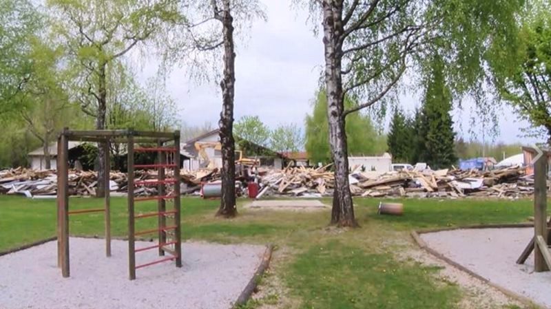 Starega montažnega vrtca v Ribnici ni več – Ribnica24